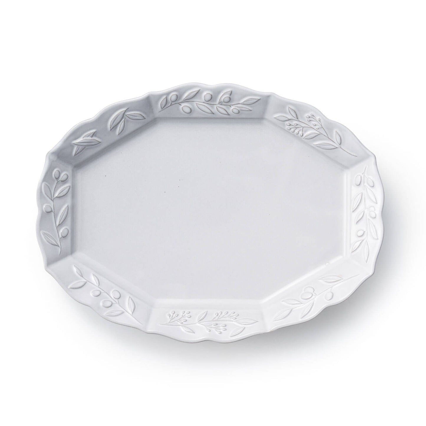 Olive oval plate – KONPOTO