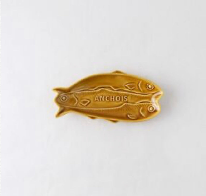 studio m' Fisherman's three sardines plate (Caramel) – KONPOTO